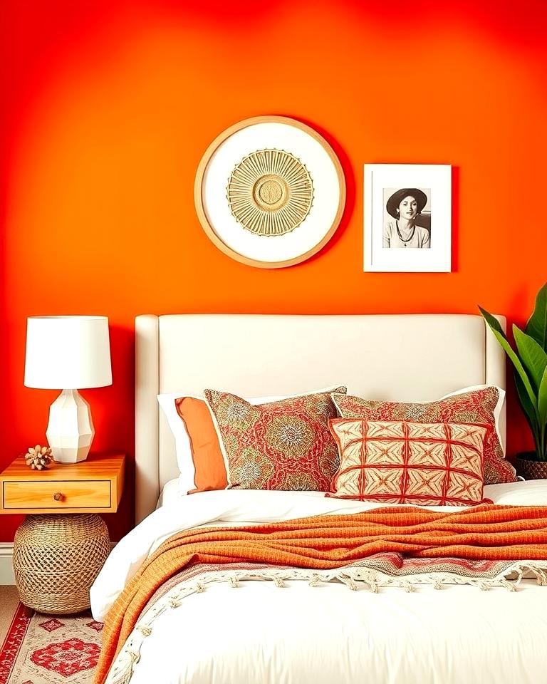 20 Boho Burnt Orange Bedroom Ideas for a Warm Ambiance