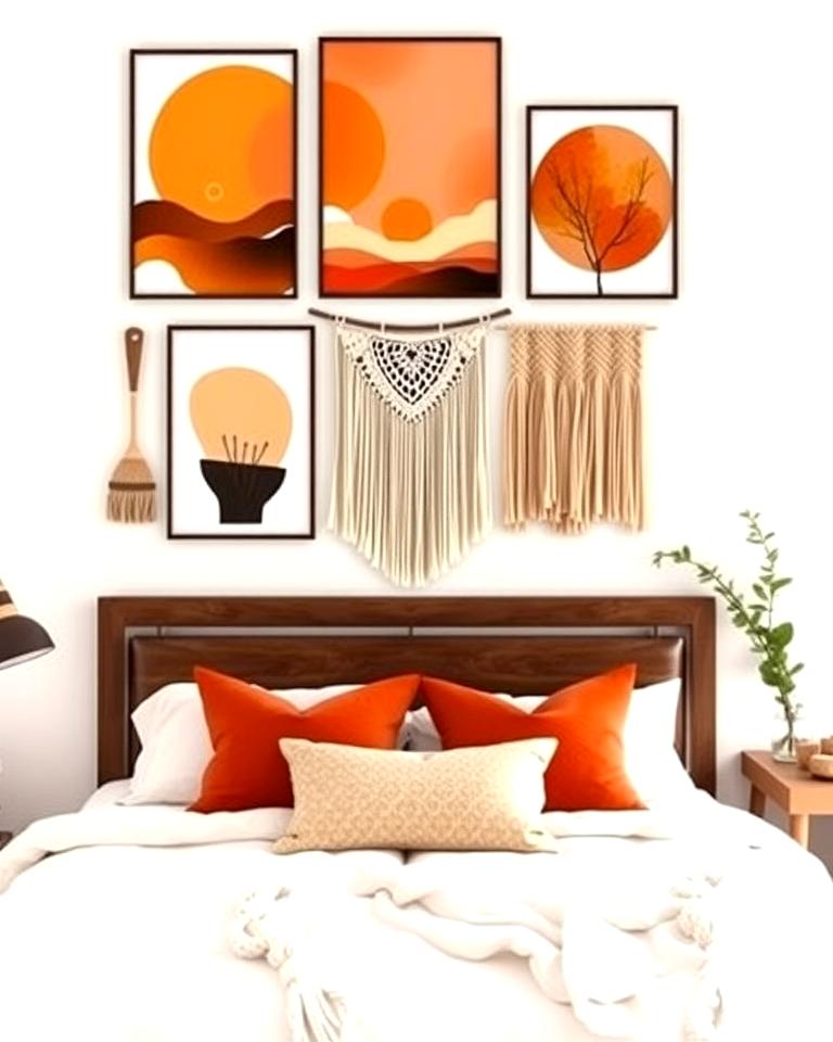 20 Boho Burnt Orange Bedroom Ideas for a Warm Ambiance