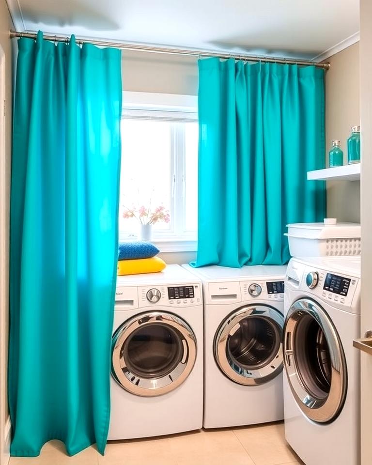 20 Laundry Room Curtain Ideas for a Stylish and Private Space