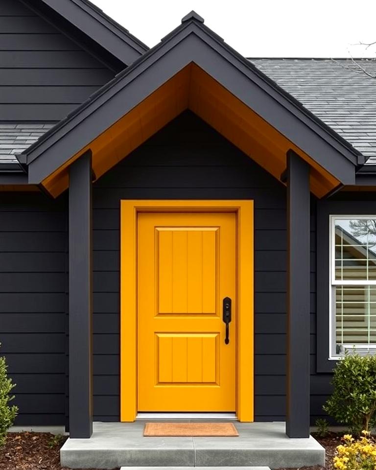 20 Mustard Yellow Front Door Ideas for a Bold Entrance