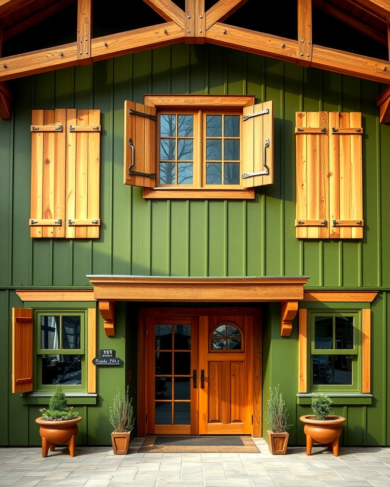 25 Farmhouse Green Exterior Home Ideas for a Fresh Look