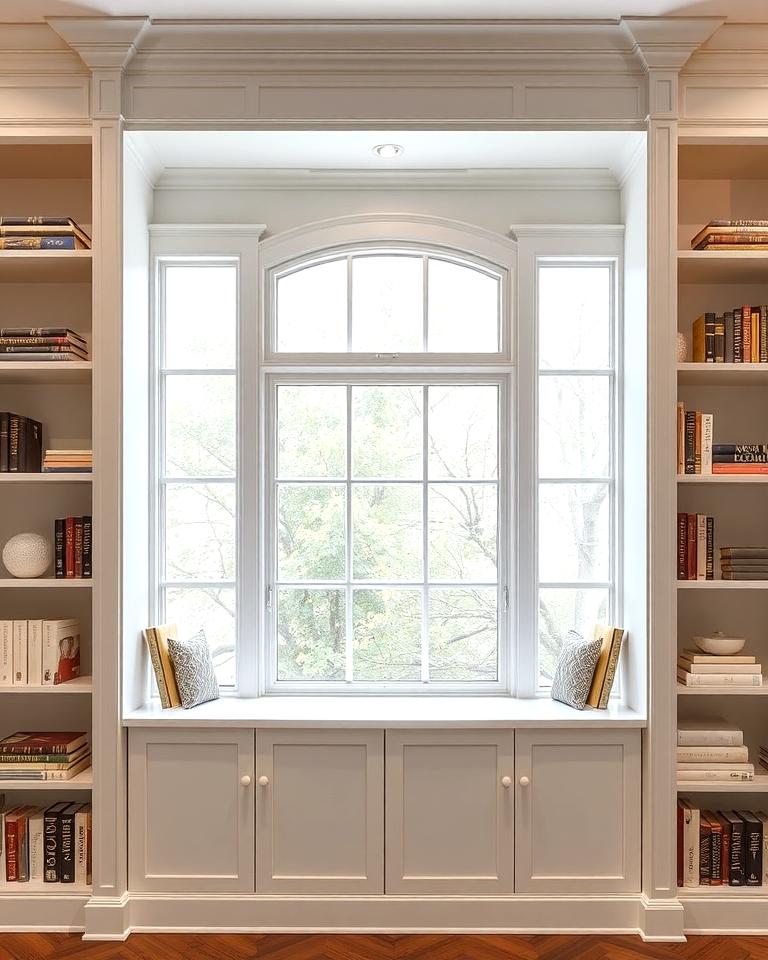 20 Bookcases Around Window Design Ideas: Functional Decor