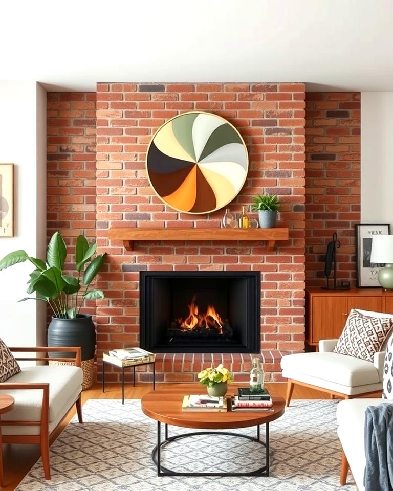 20 Mid-century Modern Fireplace Ideas for a Retro Look