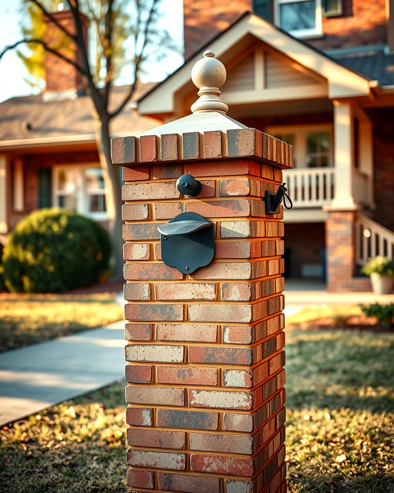 25 Unique Mailbox Post Ideas to Boost Curb Appeal