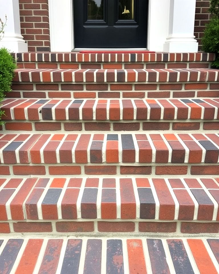 25 Brick Front Steps Design Ideas for Curb Appeal