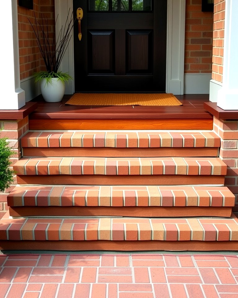 25 Brick Front Steps Design Ideas for Curb Appeal