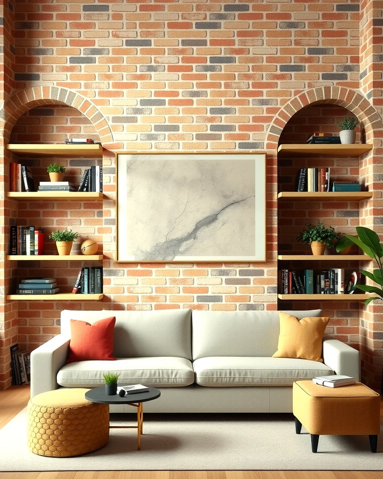 25 Brick Wall Living Room Ideas for a Cozy Feel