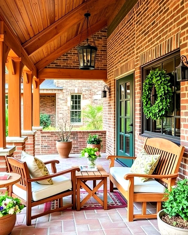 25 Brick Porch Ideas for a Charming Entrance