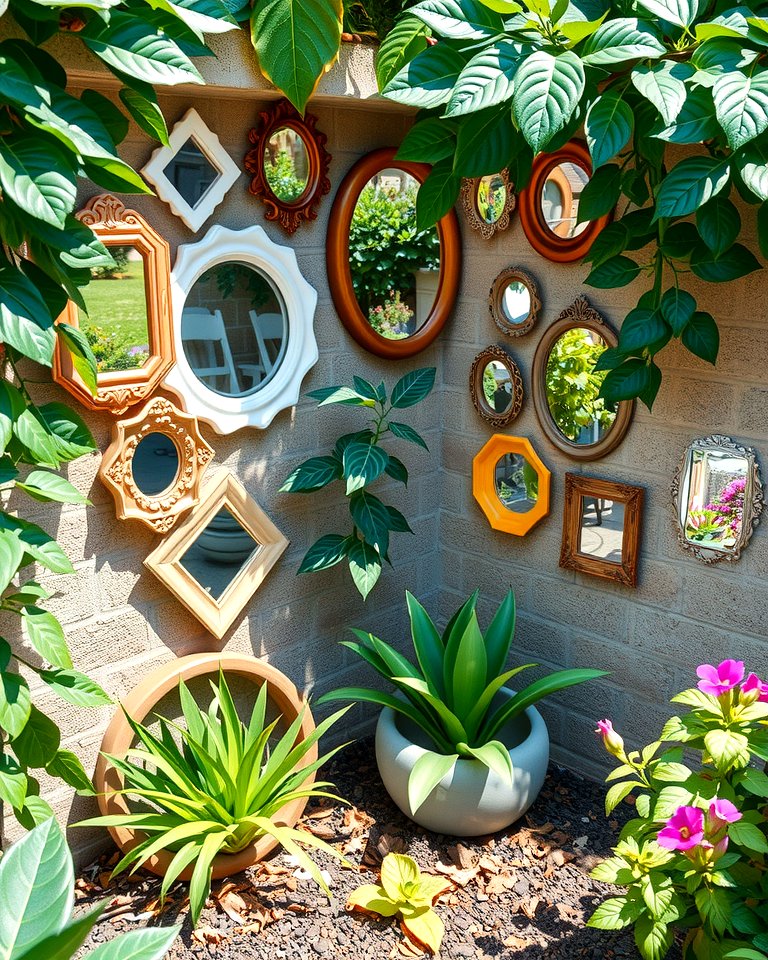25 Garden Mirror Ideas to Enhance Outdoor Spaces