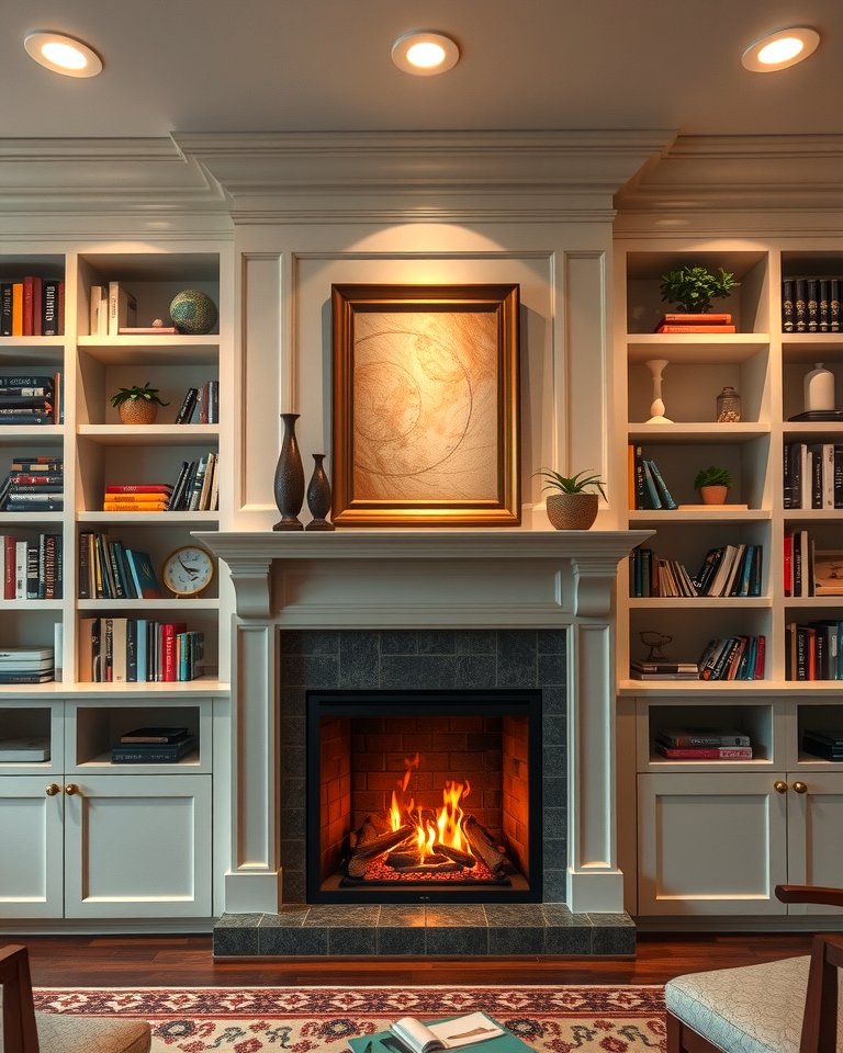 25 Home Office With Fireplace Ideas for Cozy Workspaces