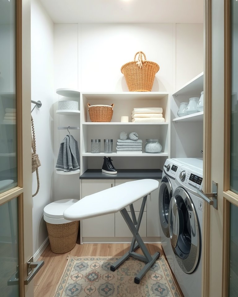 25 Creative Laundry Room Shelving Ideas for Organization