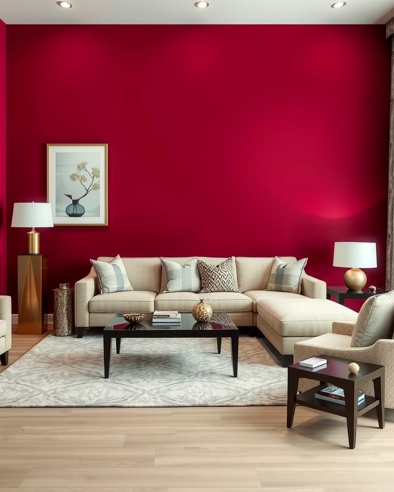 25 Burgundy Living Room Ideas for a Rich and Cozy Look