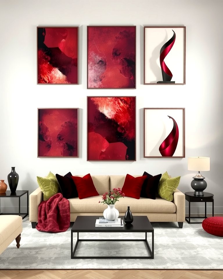 25 Burgundy Living Room Ideas for a Rich and Cozy Look
