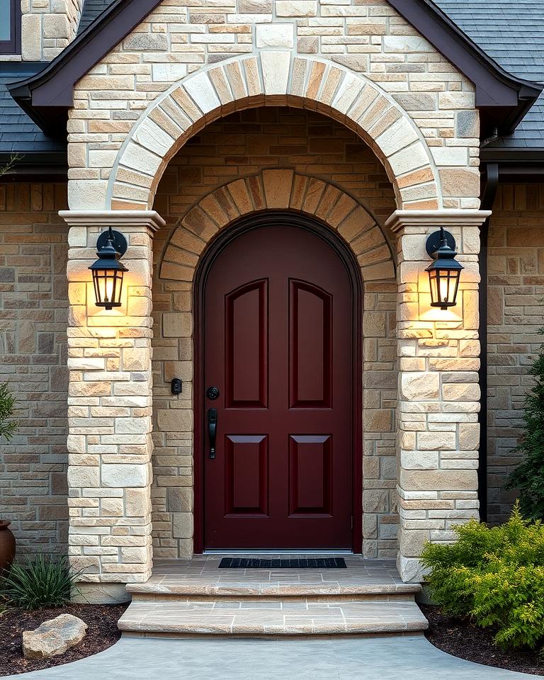 20 Elegant Burgundy Front Door Ideas for Your Home