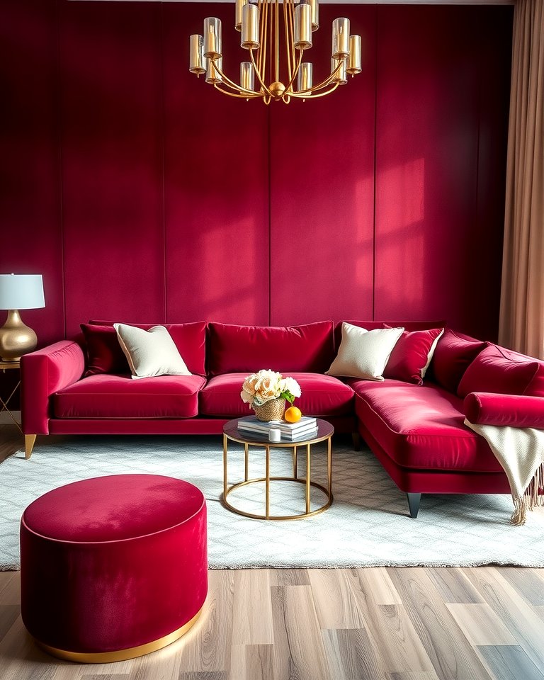 25 Burgundy Living Room Ideas for a Rich and Cozy Look