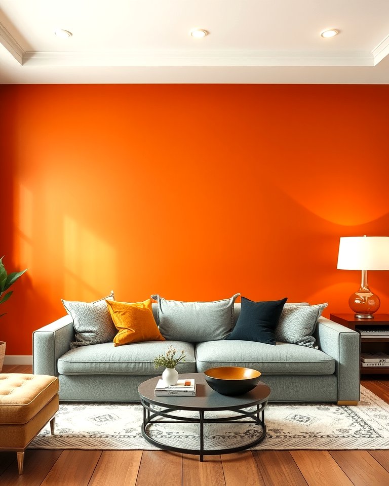 25 Burnt Orange Living Room Ideas for a Warm Ambiance