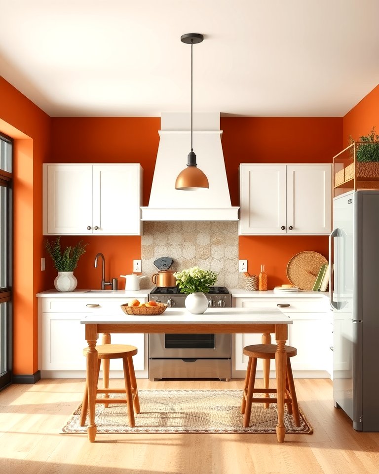 25 Burnt Orange Kitchen Ideas for a Warm and Inviting Space