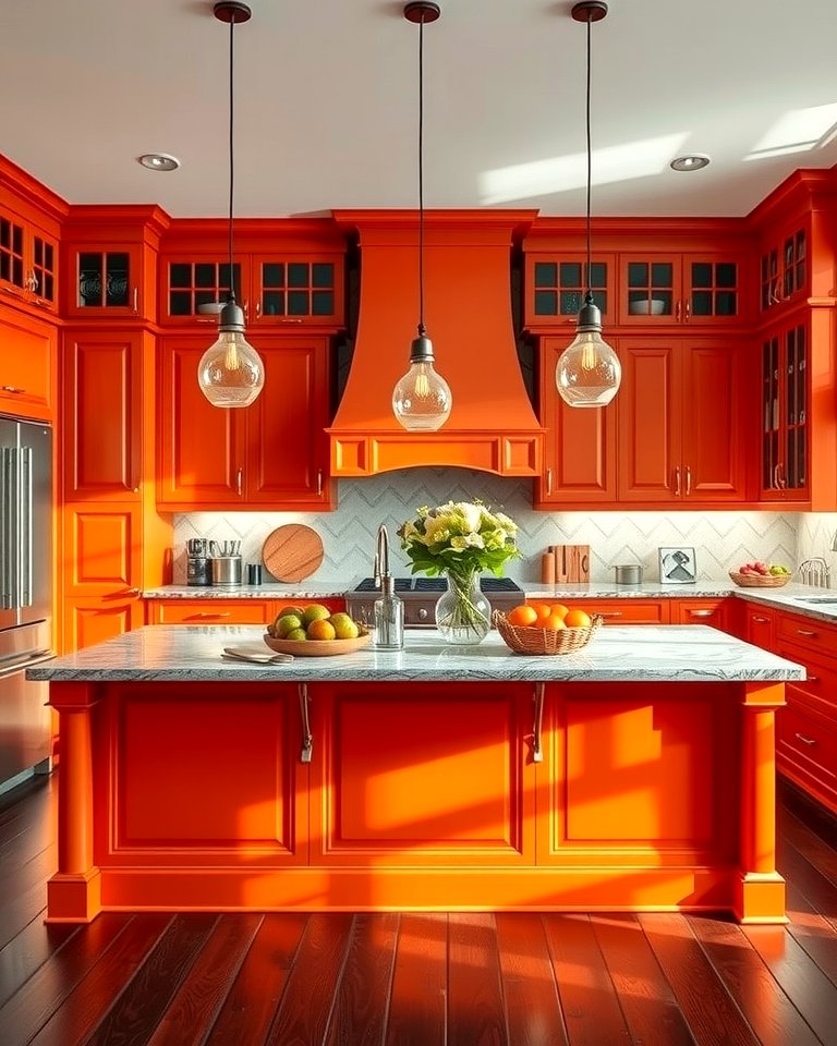 25 Burnt Orange Kitchen Ideas for a Warm and Inviting Space