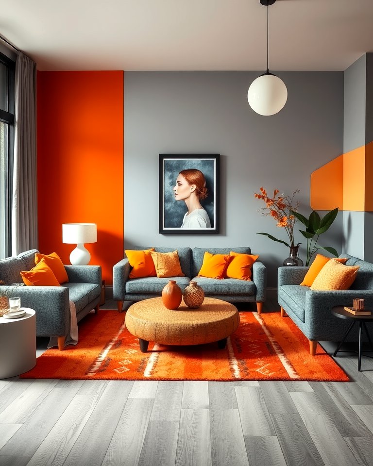 25 Burnt Orange Living Room Ideas for a Warm Ambiance