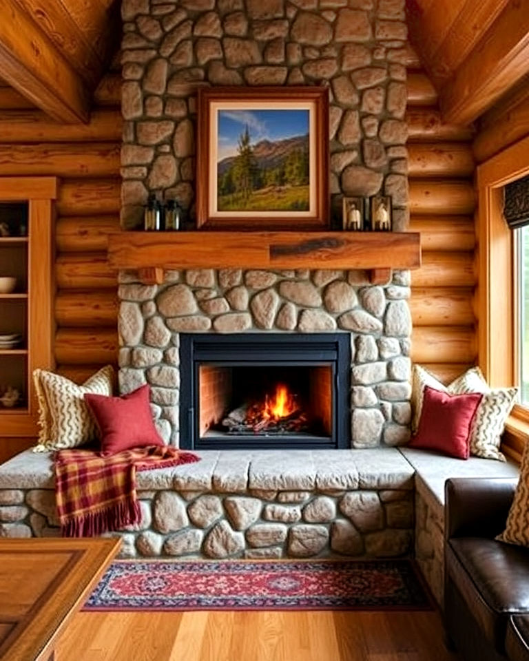 25 Cozy Cabin Fireplace Ideas for a Warm Retreat