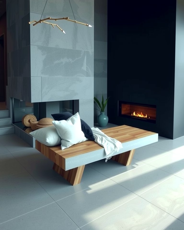 25 Fireplace Bench Ideas for Functional and Stylish Seating