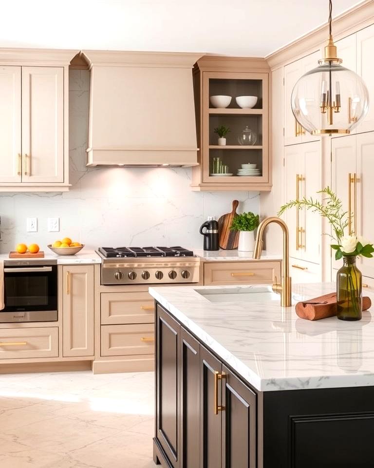 20 Luxurious Cashmere Kitchen Ideas for a Cozy Feel