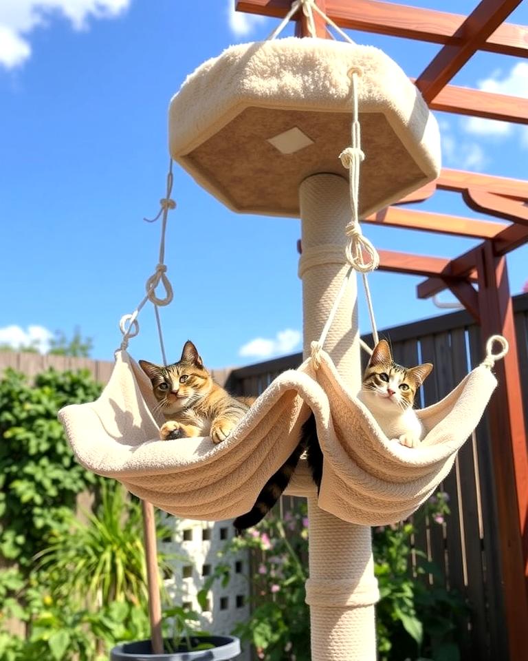 20 Outdoor Cat Tree Ideas for Your Feline Friends