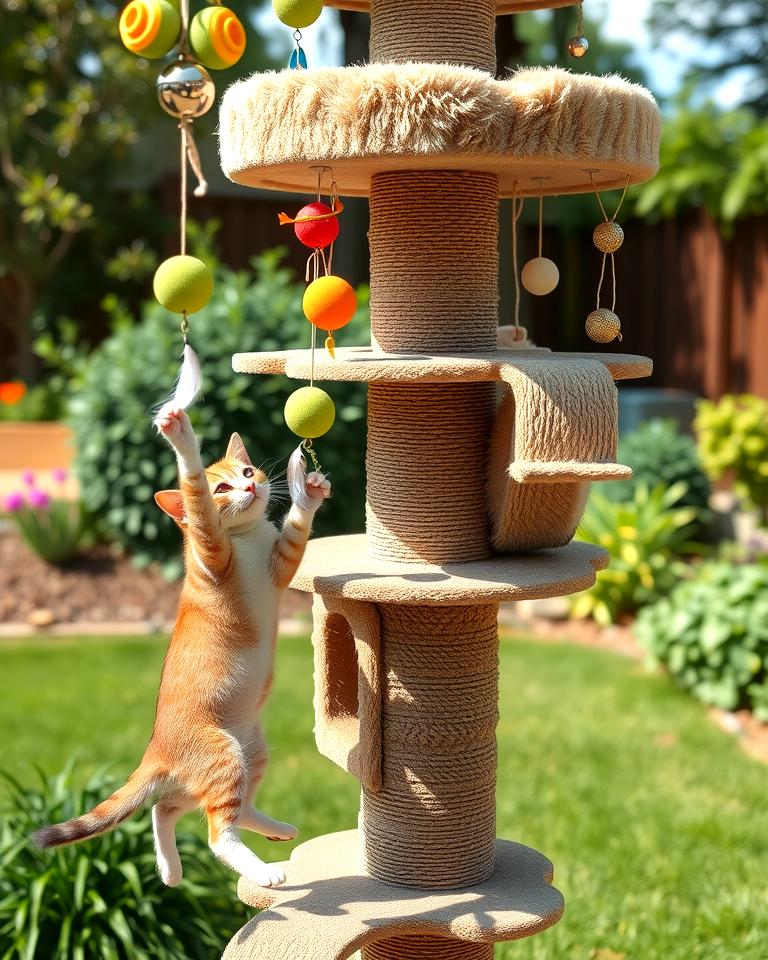 20 Outdoor Cat Tree Ideas for Your Feline Friends