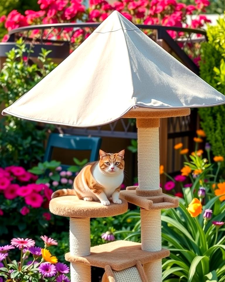20 Outdoor Cat Tree Ideas for Your Feline Friends