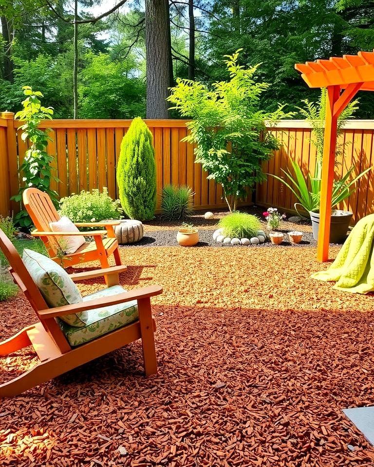 20 Mulch Patio Ideas for a Low-Maintenance Outdoor Space
