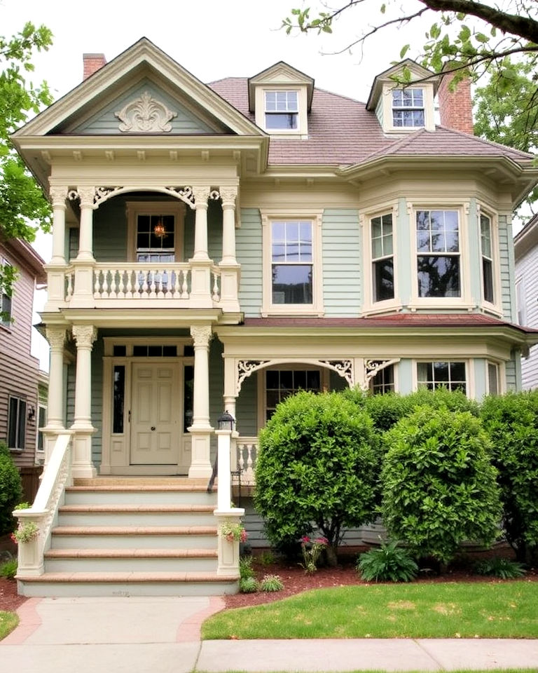 25 Green Victorian House Colors for Historic Charm