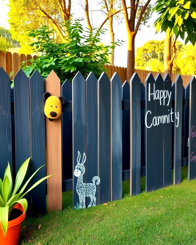 25 Fence Art Ideas to Add Personality to Your Yard
