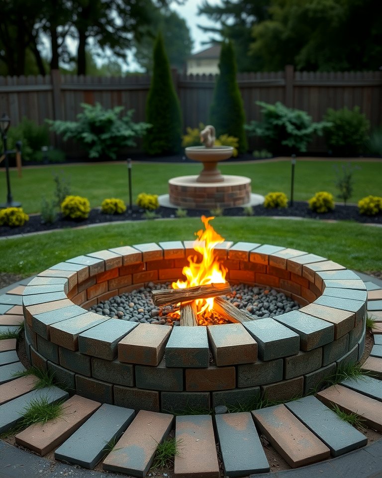 25 Creative Brick Fire Pit Ideas for Your Backyard