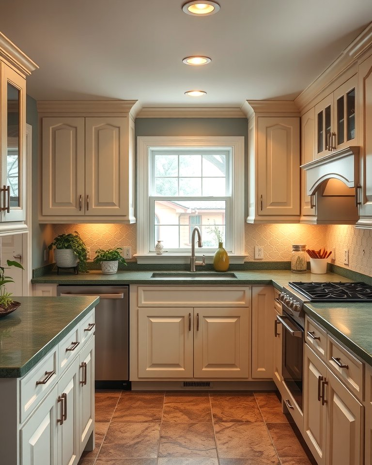 25 Kitchen With Green Countertops Ideas for Freshness
