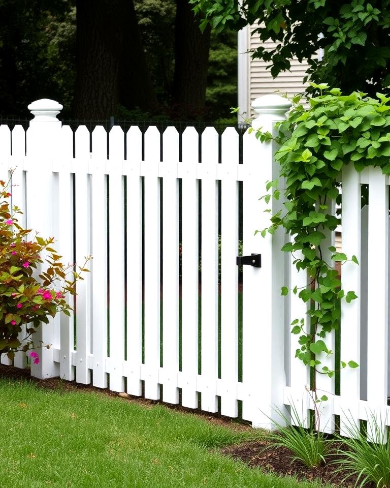 20 White Privacy Fence Ideas for a Classic Look