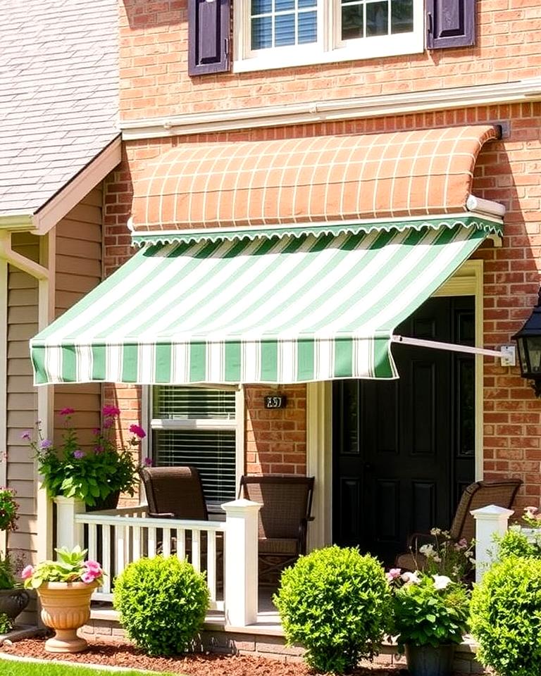 20 Front Porch Awning Ideas to Enhance Your Home