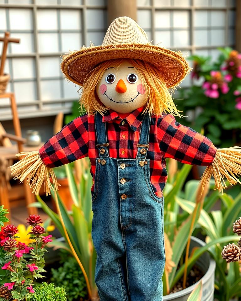 20 Garden Scarecrow Ideas to Protect and Decorate Your Garden