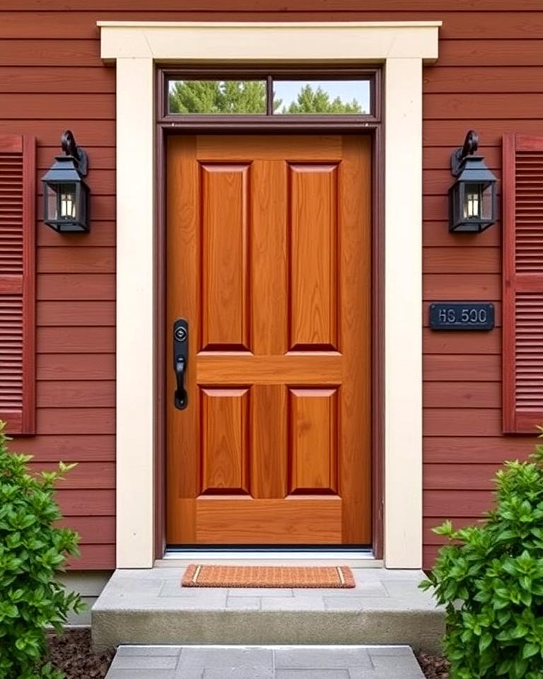 20 Brown House Front Door Colors for a Warm Welcome