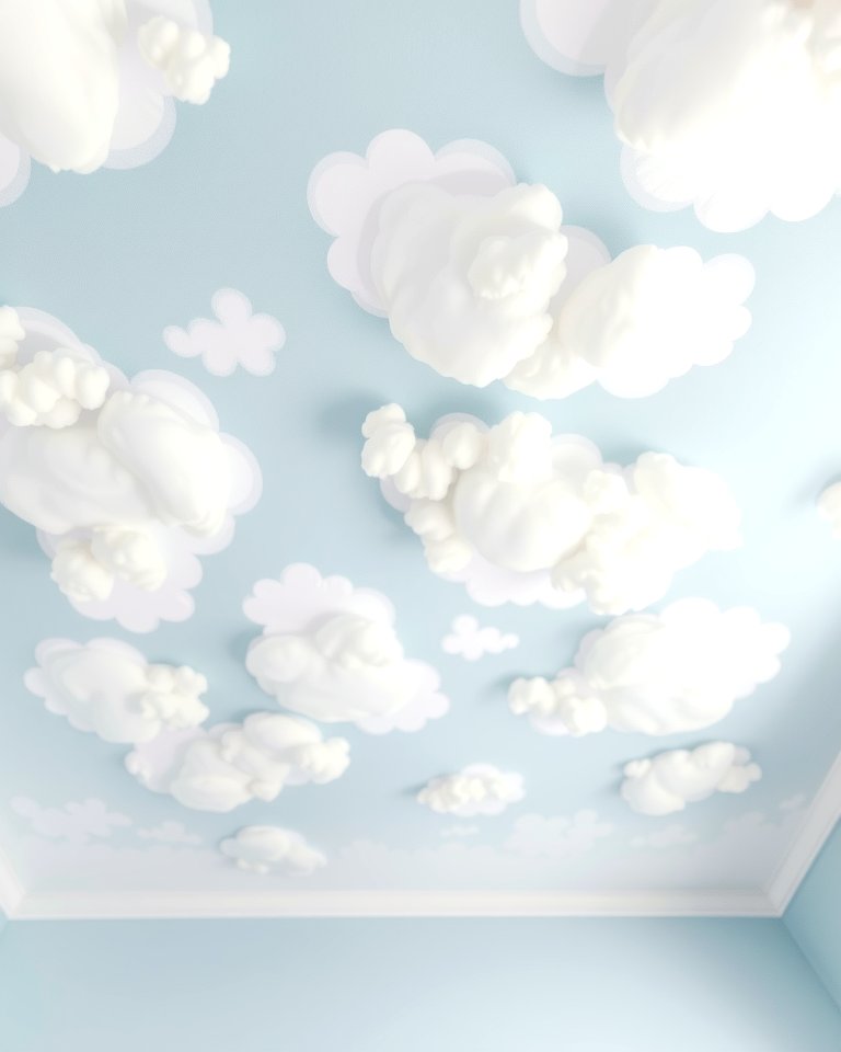 25 Dreamy Cloud-Themed Bedroom Ideas for Relaxation