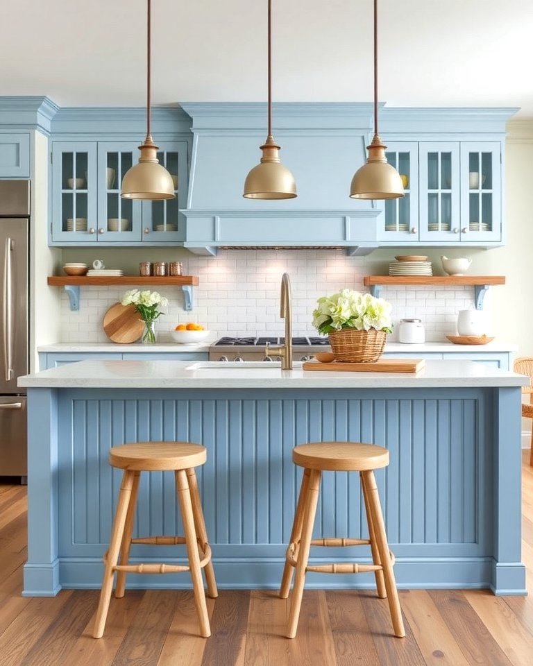 25 Blue Kitchen Island Ideas for a Fresh Look