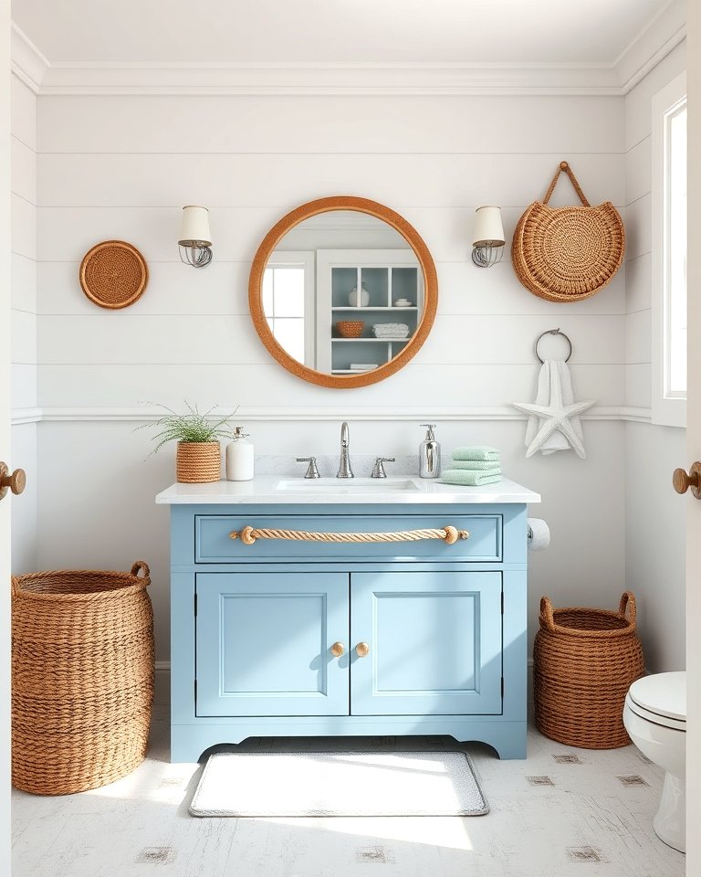 25 Stunning Blue Bathroom Vanity Ideas