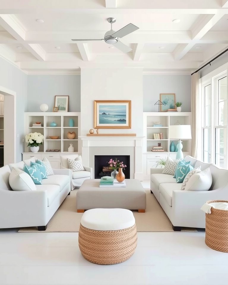 25 Beach House Living Room Ideas for a Coastal Vibe