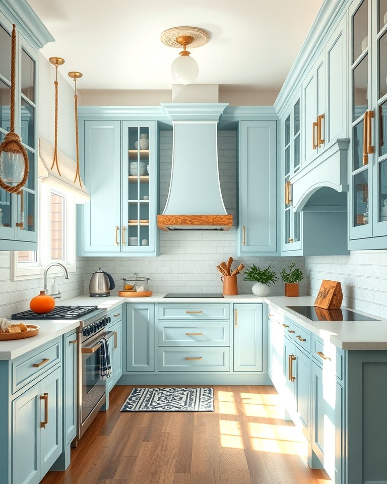 25 Light Blue Kitchen Cabinets Ideas for a Coastal Vibe