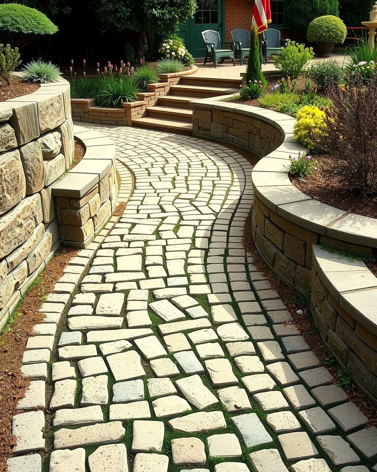 25 Curved Walkway Ideas for a Charming Garden Path