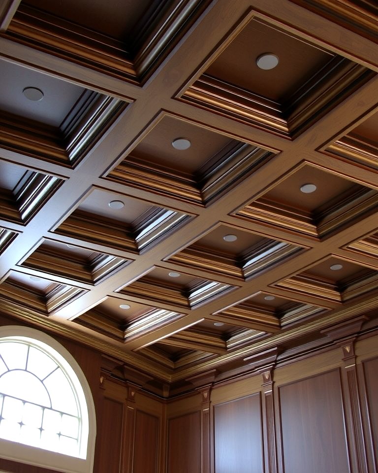 25 Elegant Coffered Ceiling Ideas for Any Room