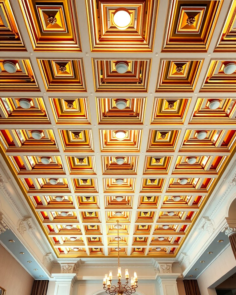 25 Elegant Coffered Ceiling Ideas for Any Room