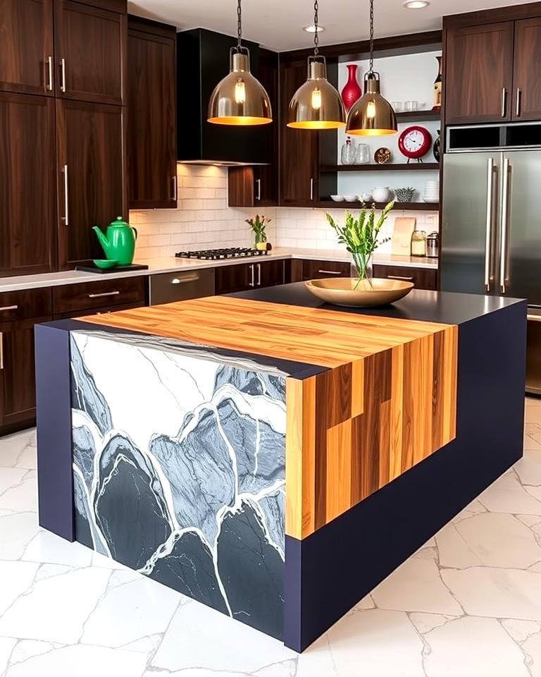20 Stunning Waterfall Kitchen Island Ideas for a Modern Look