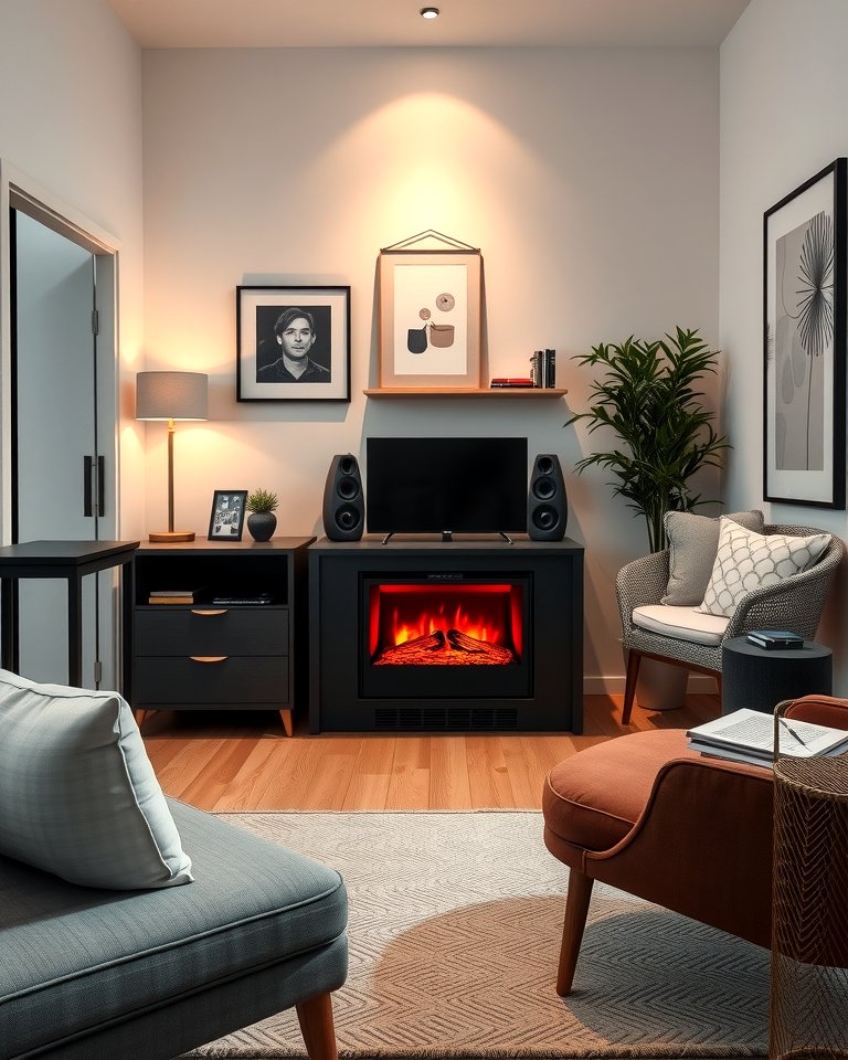 25 Home Office With Fireplace Ideas for Cozy Workspaces