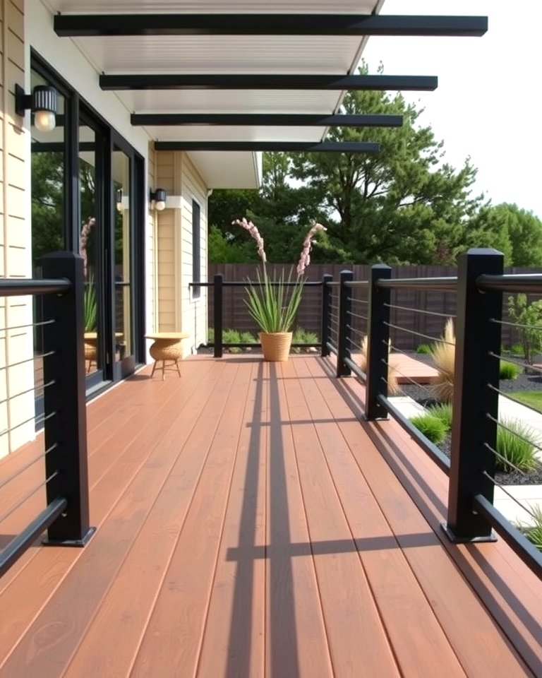 25 Horizontal Deck Railing Ideas for Modern Homes