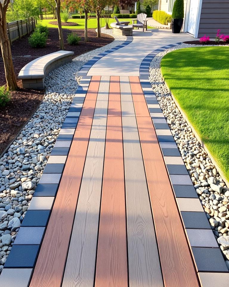 20 Composite Walkway Ideas for a Durable and Beautiful Path